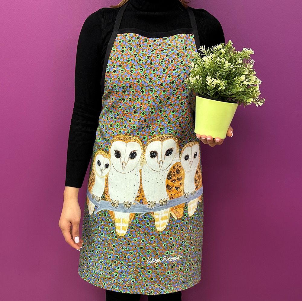 Explore Handcrafted Cotton Apron Dig Print-KBU942 | Better World Arts